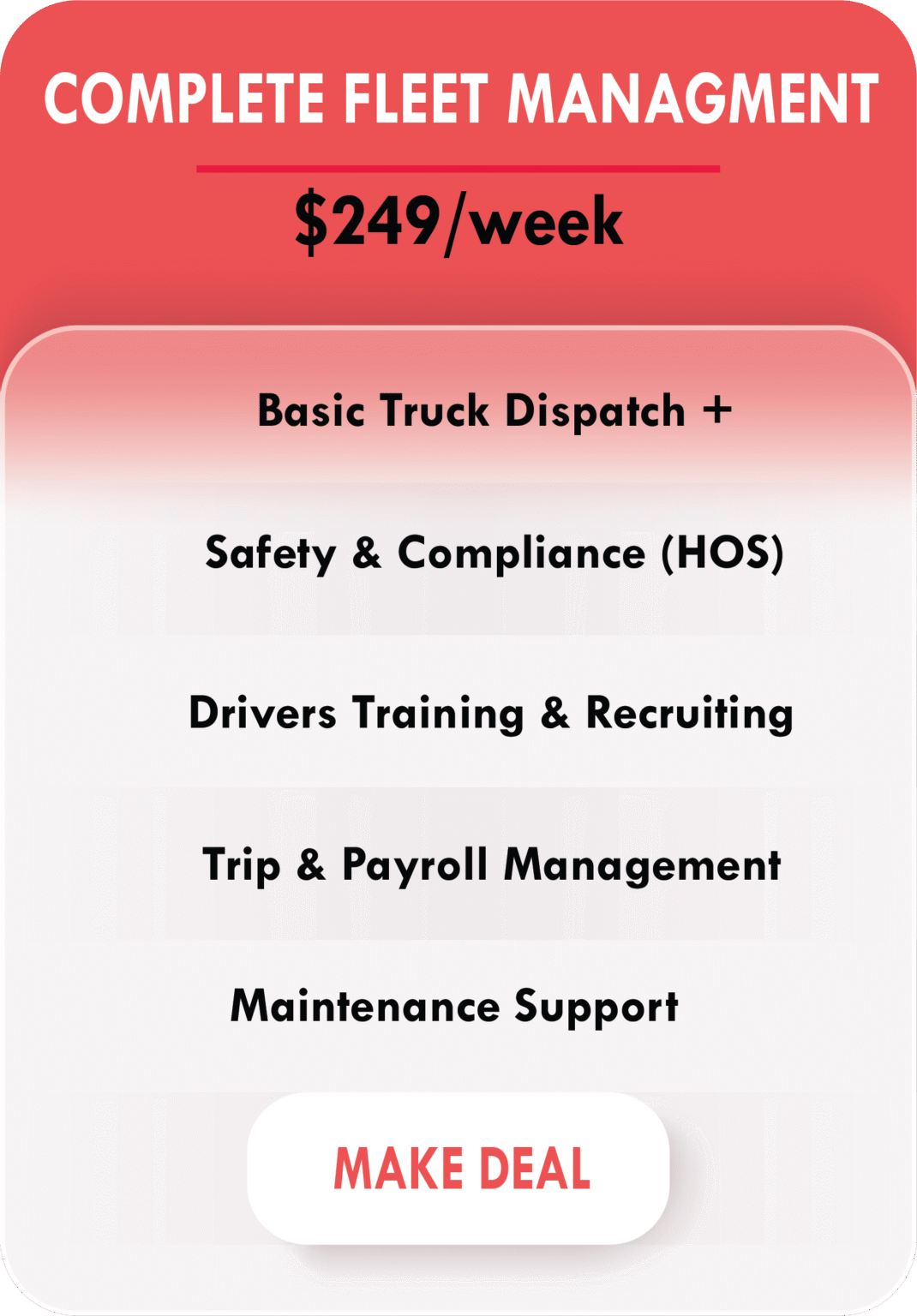 Package A - Truck Dispatch Services | GTS
